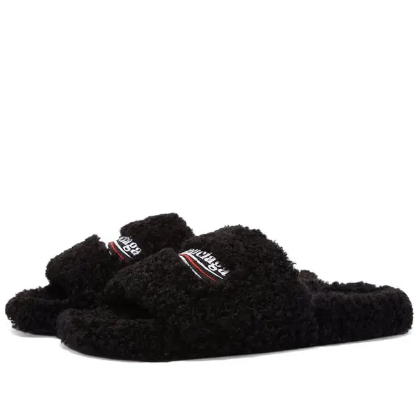 Balenciaga Furry Slide