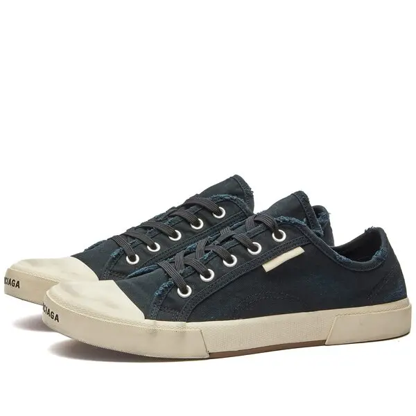 Balenciaga Paris low white/black size 11 Balenciaga Paris Low Top Leather Sneaker Black Men main image 4
