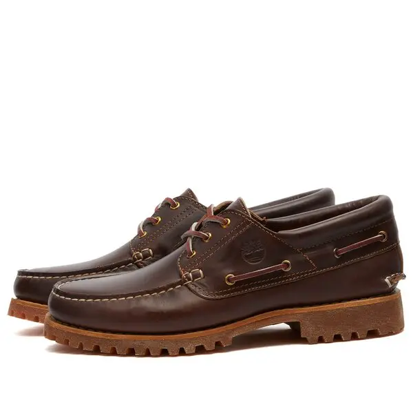 Timberland Authentic 3 Eye Classic Lug Shoe - Medium Brown Full Grain