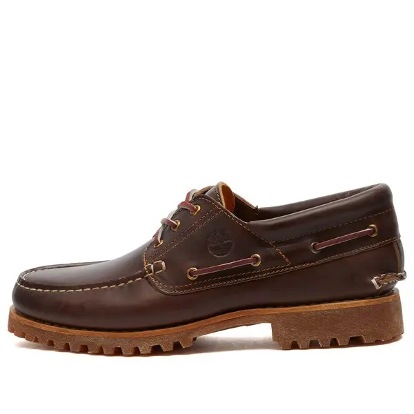Timberland Authentic 3 Eye Classic Lug Shoe - Medium Brown Full Grain