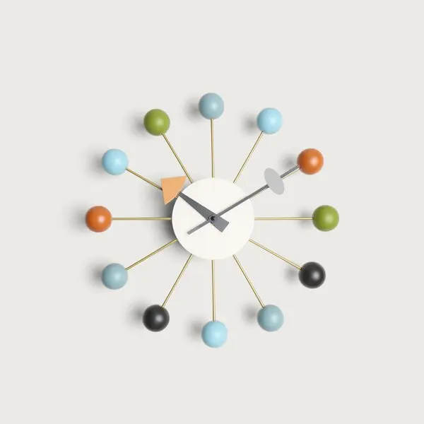 VITRA George Nelson Ball Wall Clock - Multi