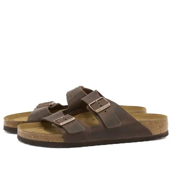 BIRKENSTOCK Arizona Sandals - Habana Oiled Leather
