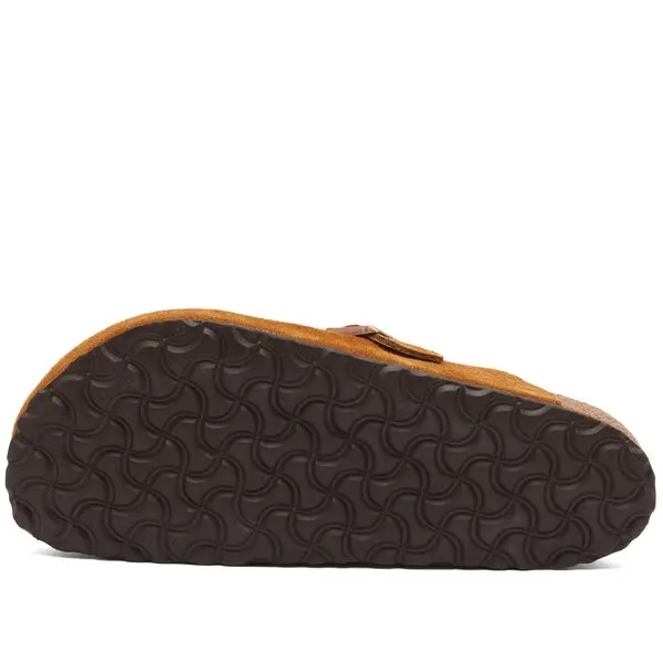 BIRKENSTOCK Boston Fur Clog - Mink Suede
