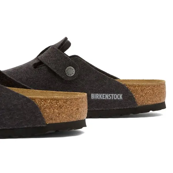 BIRKENSTOCK Boston Clog - Anthracite Wool