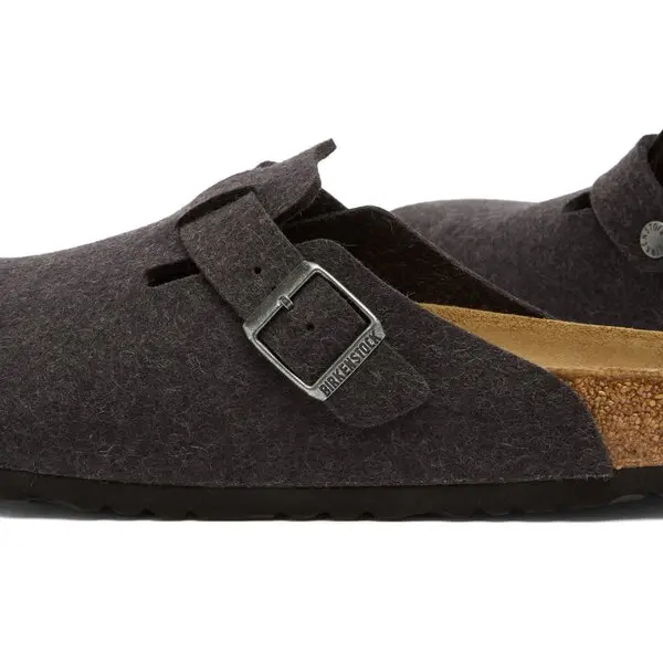 BIRKENSTOCK Boston Clog - Anthracite Wool