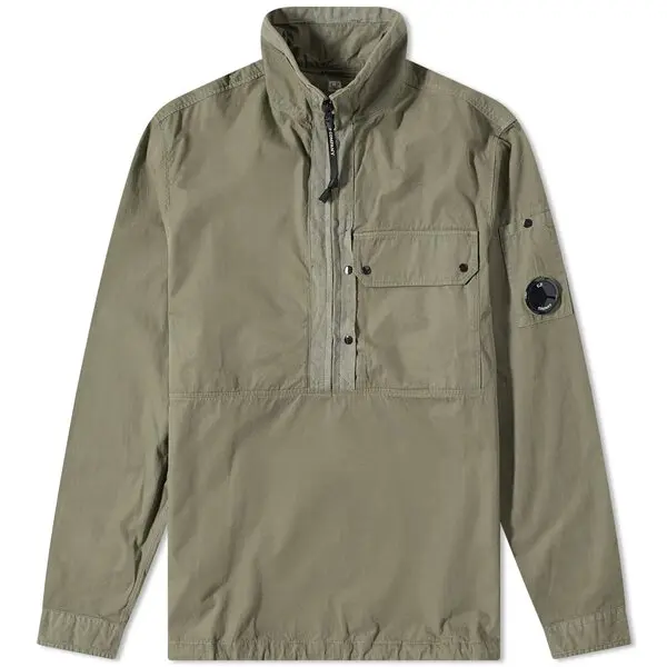C.P. COMPANY Quarter Zip Overshirt