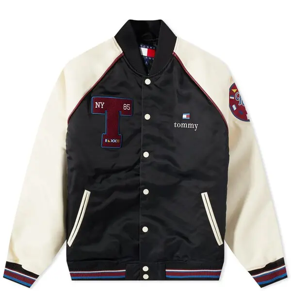 Vintage Tommy Jeans Varsity Jacket Tommy Hilfiger Varsity Bomber 