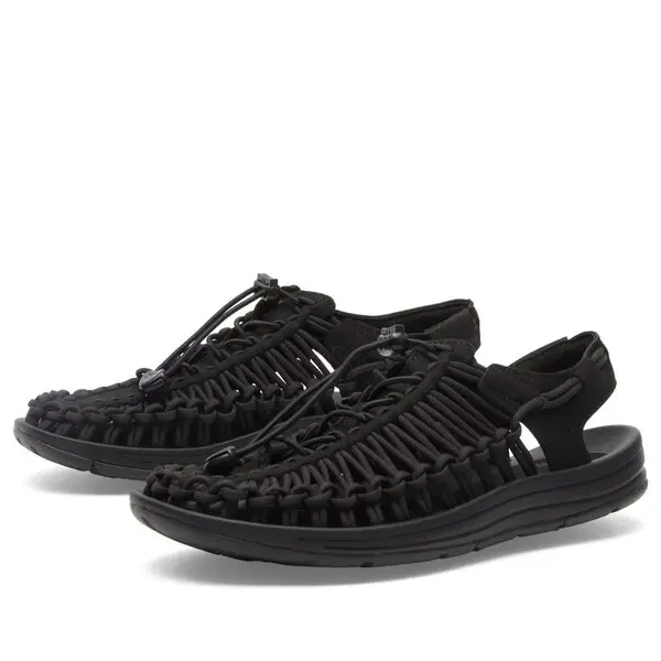 Keen Uneek Og Braided Cord Sandals - Black