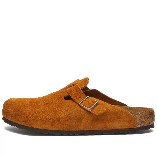BIRKENSTOCK Boston Sfb Clog - Mink Suede
