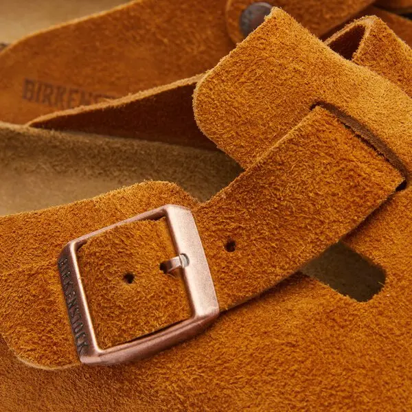 BIRKENSTOCK Boston Sfb Clog - Mink Suede