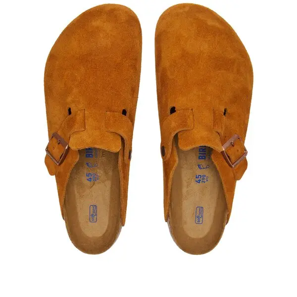 BIRKENSTOCK Boston Sfb Clog - Mink Suede