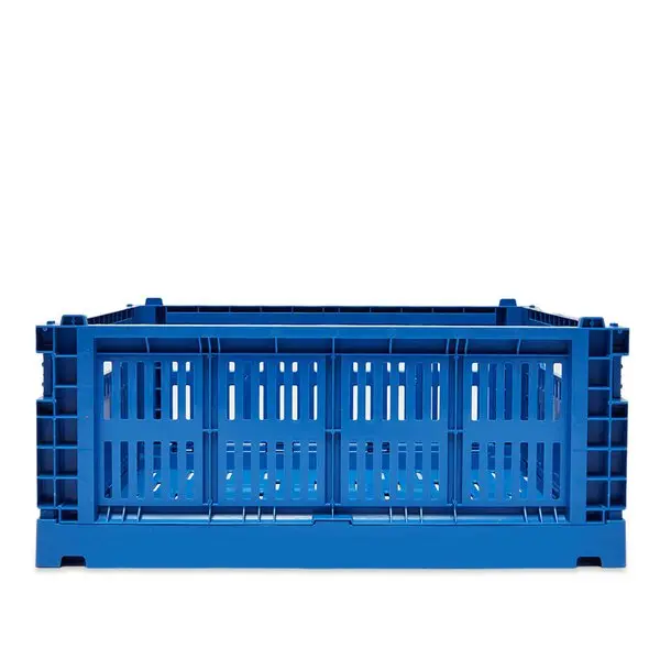 HAY Medium Recycled Colour Crate - Electric Blue