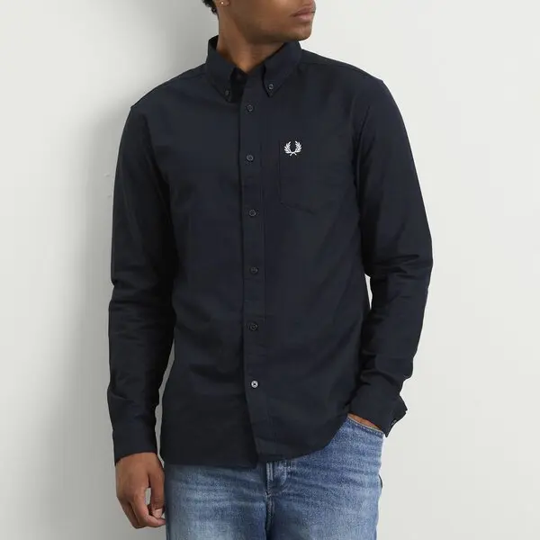 Fred Perry Oxford Shirt - Navy