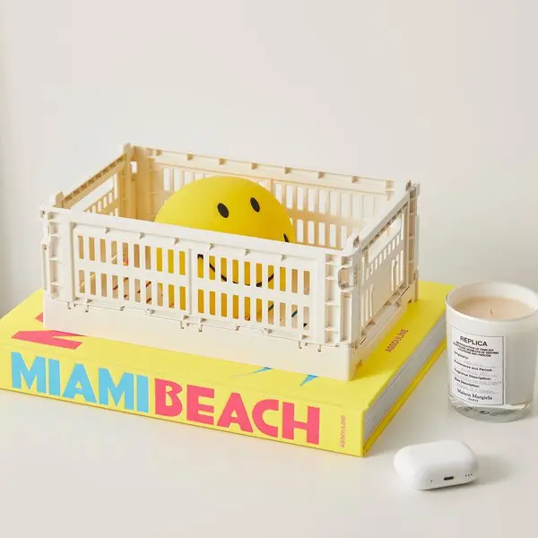 HAY Recycled Colour Crate - Off White