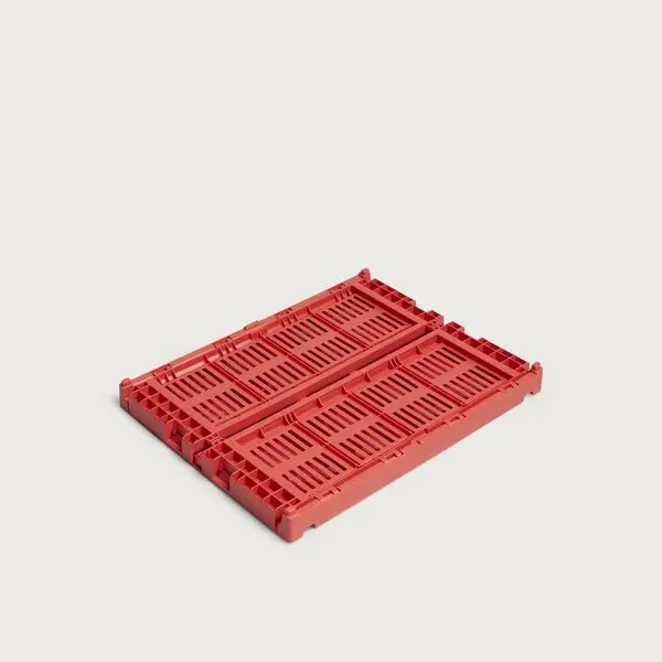HAY Medium Recycled Colour Crate - Red