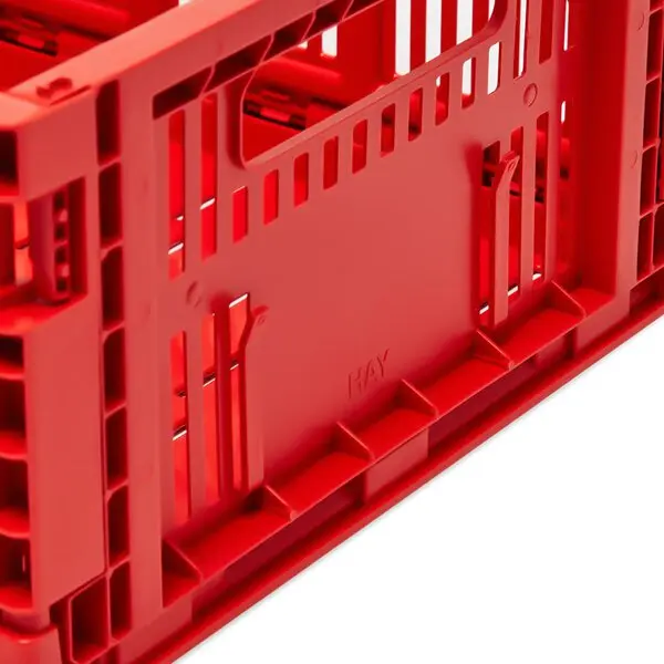 HAY Medium Recycled Colour Crate - Red