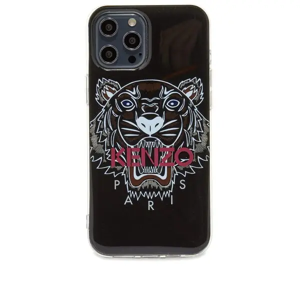 Kenzo Tiger Logo Iphone 12 Pro Max Case - Black