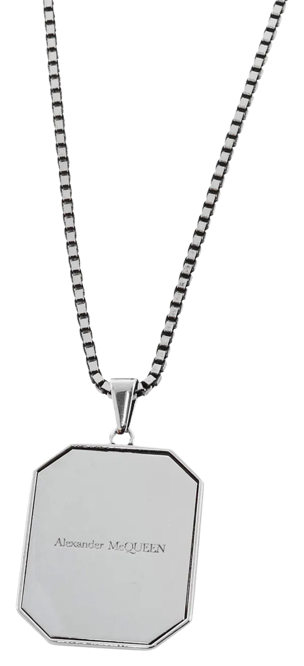 Alexander McQueen Metal Pendant Necklace
