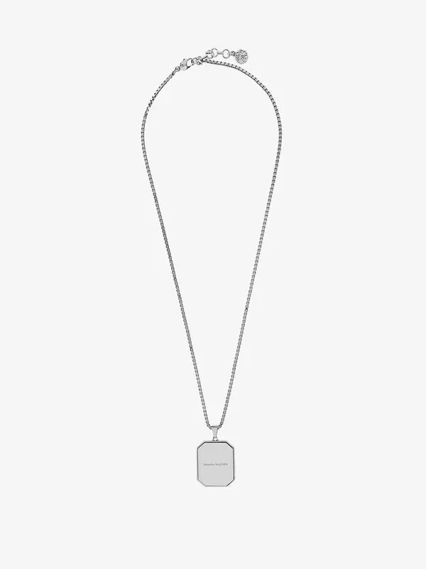 Alexander McQueen Metal Pendant Necklace