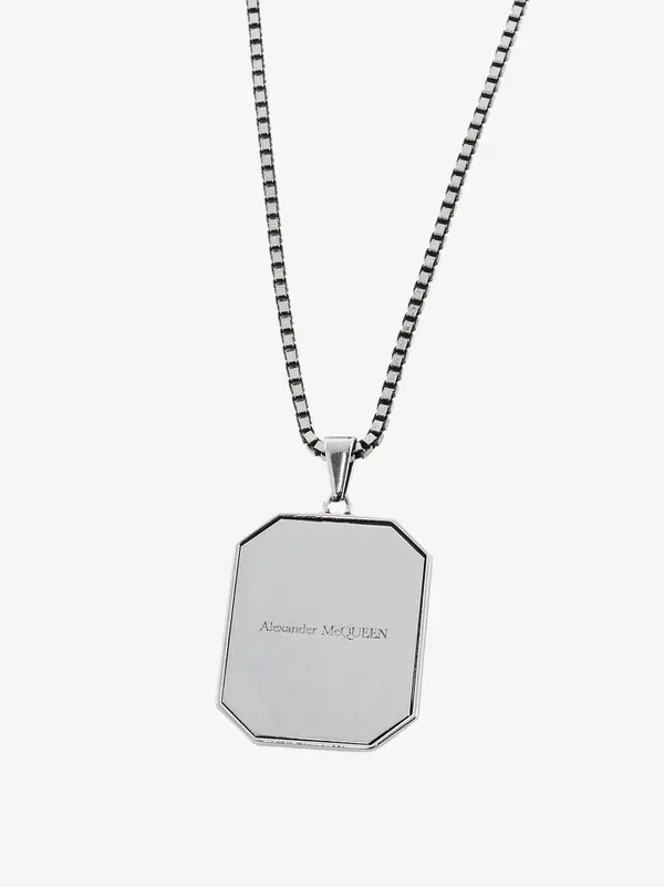 Alexander McQueen Metal Pendant Necklace