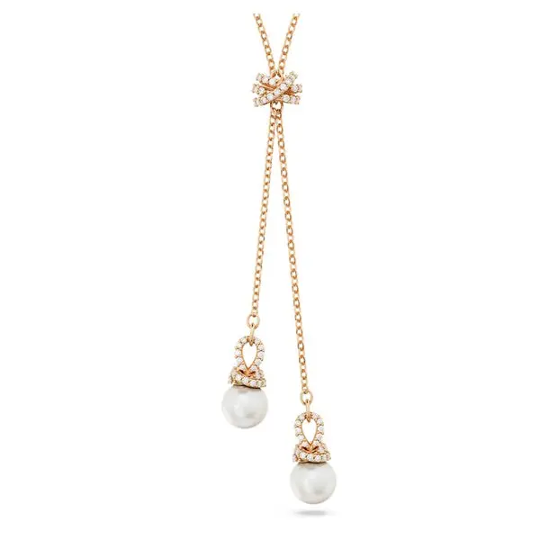 SWAROVSKI Originally Y Necklace - White