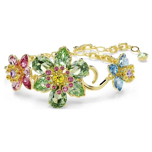 SWAROVSKI Idyllia Foliage Crystal Bracelet - Multicolored