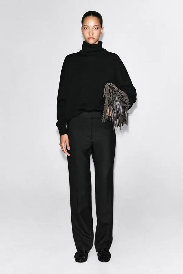 Cos Tailored Straight-leg Pants In Recycled Polyester