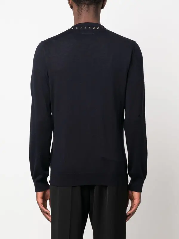 Valentino Garavani Rockstud-embellished Wool Cardigan