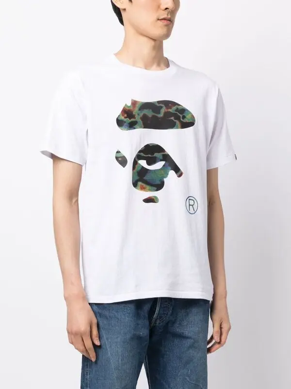 A BATHING APE Logo-print Cotton T-shirt