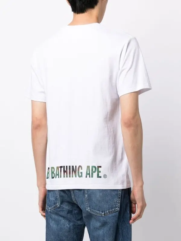 A BATHING APE Logo-print Cotton T-shirt