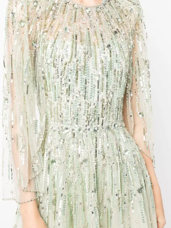 Jenny Packham Dolores Sequin-embellished Gown