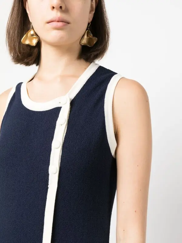 Giuliva Heritage Lisa Cotton-blend Midi Dress