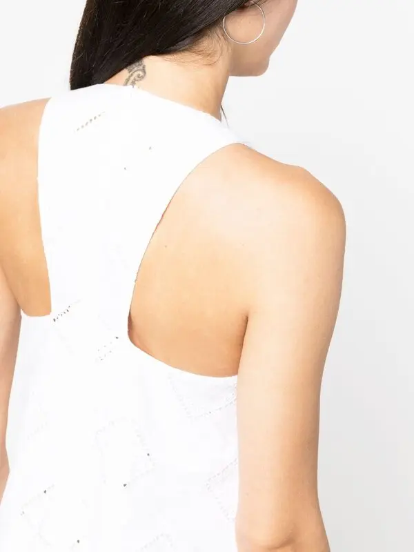 Kiton Perforated-detailed Maxi Dress