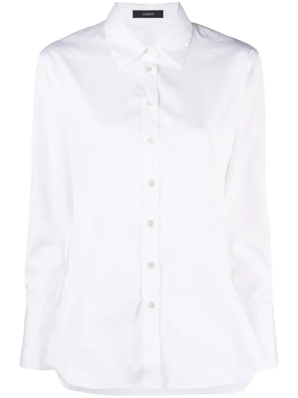 JOSEPH Cotton Poplin Shirt - White