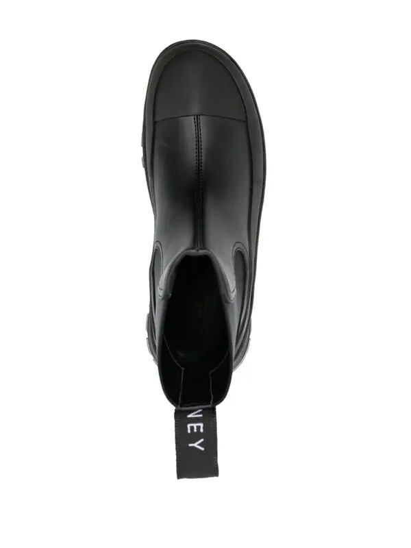 Stella McCartney Trace Faux-leather Ankle Boots - Black