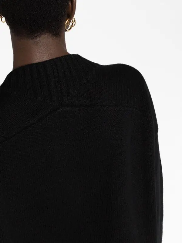 JIL SANDER Cashmere-blend Sweater - Black