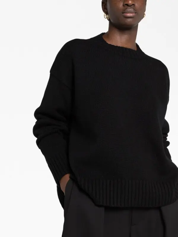 JIL SANDER Cashmere-blend Sweater - Black