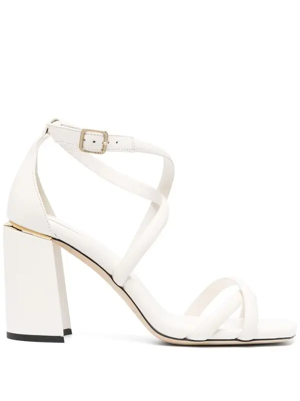JIMMY CHOO Rheea 85mm Nappa Leather Sandals