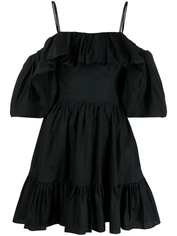 Ulla Johnson Lila Cold-shoulder Minidress