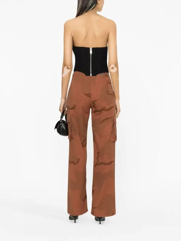Heron Preston Logo-patch Corset Top