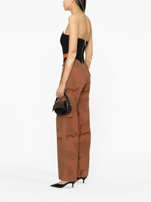Heron Preston Logo-patch Corset Top