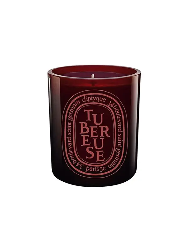 DIPTYQUE Tubereuse Coloured Scented Candle - Red