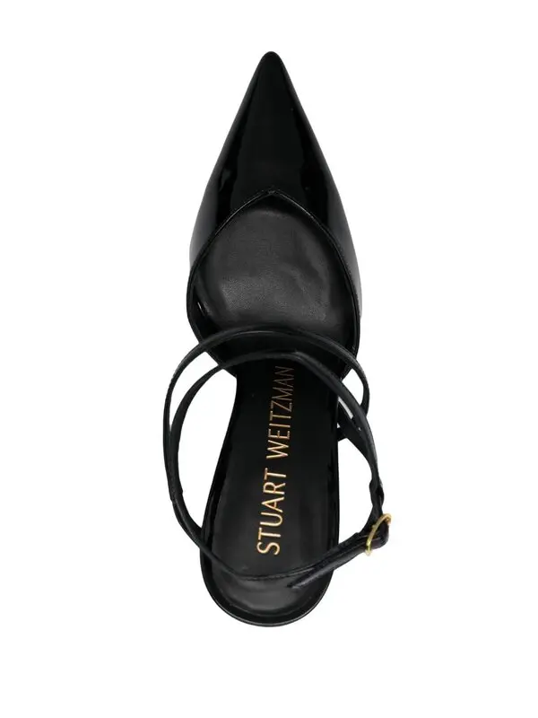 STUART WEITZMAN Strapeze 100mm Leather Pumps