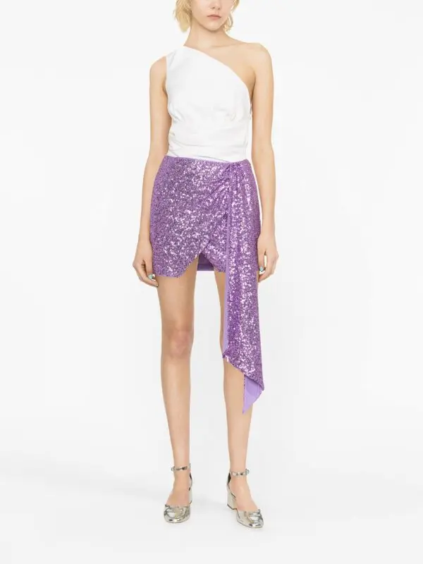 Pinko Sequin-embellished Miniskirt