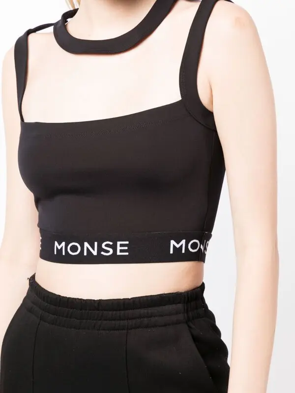 Monse Logo-print Cropped Top