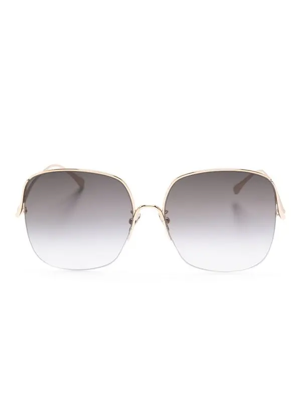 Pomellato Square Sunglasses - Gold | Editorialist display picture 3