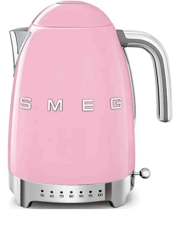 SMEG Stainless-steel Electric Kettle - Pink