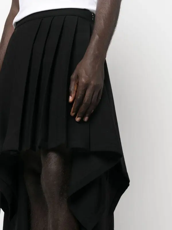 Moschino Pleated Asymetric Skirt