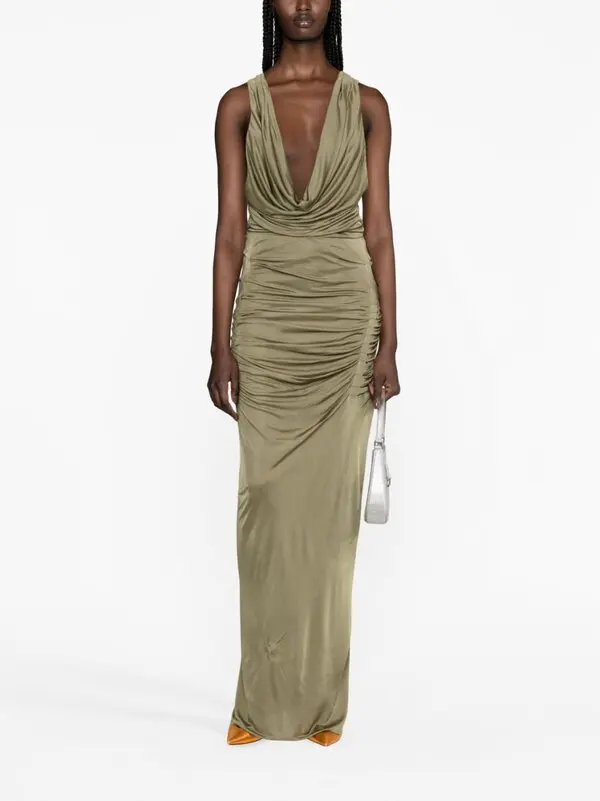 Gauge81 Ina Draped Maxi Dress