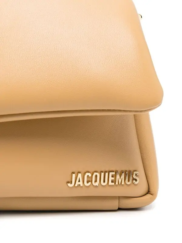 Jacquemus Le Bambimou Leather Shoulder Bag - Neutrals